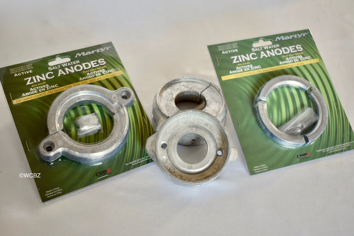 Zinc Saildrive Anodes – West Coast Boat Zincs