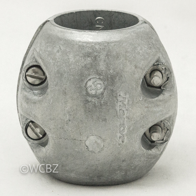 35mm Streamlined Shaft - Zinc - – West Coast Boat Zincs