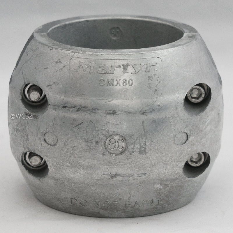 80mm Streamlined Shaft - Zinc - – West Coast Boat Zincs