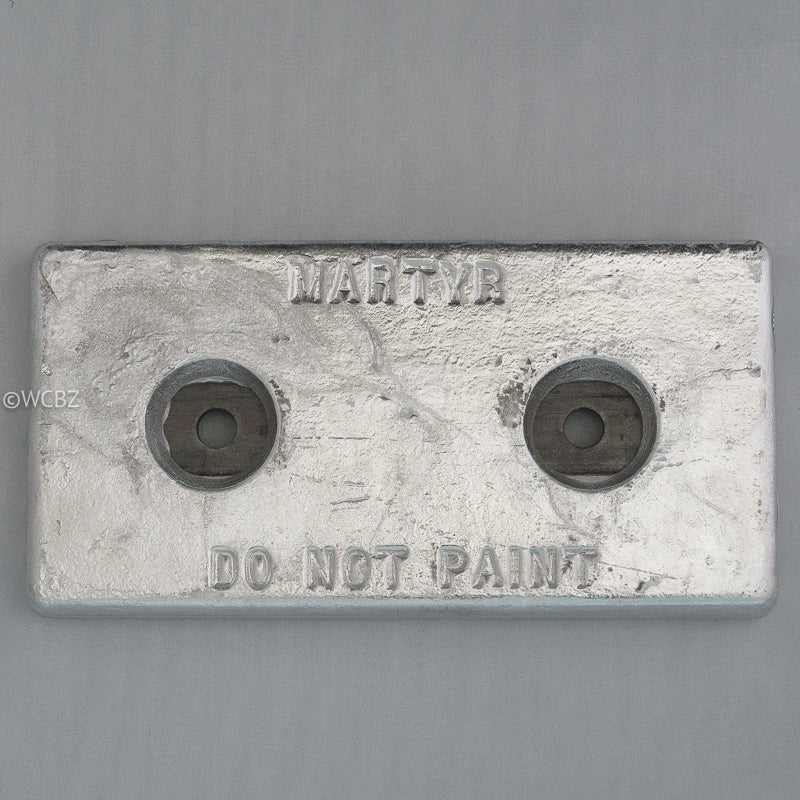 ZHC-23 Commercial Taiwan Hull Plate - Aluminum - – West Coast Boat Zincs