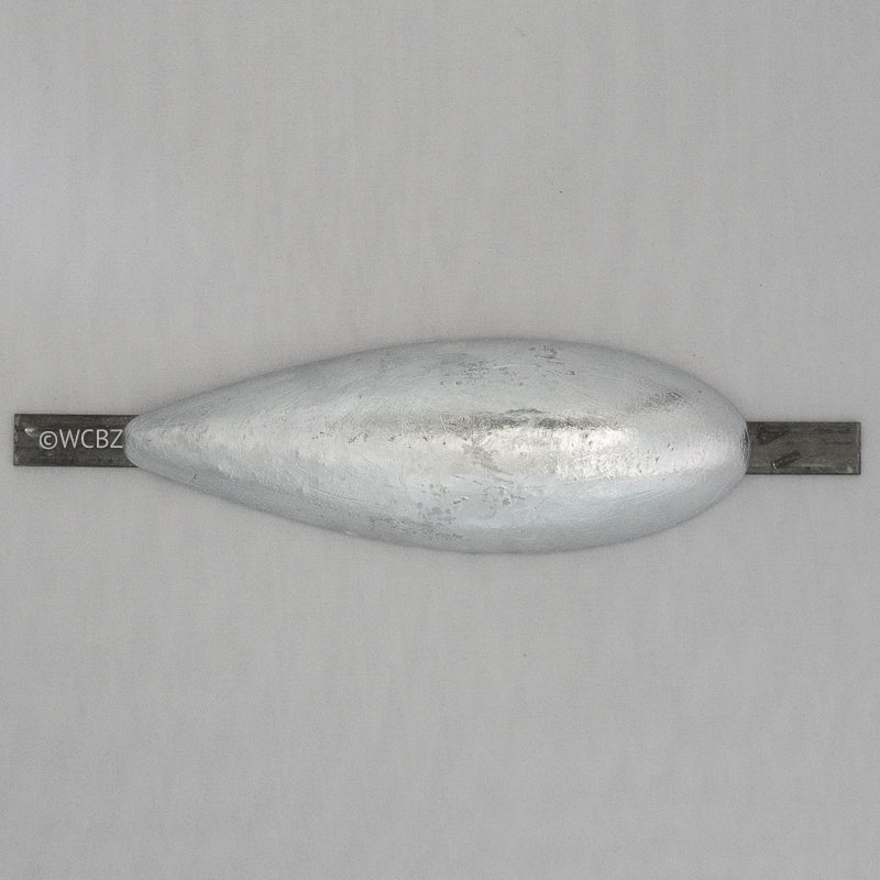 Tear Drop Weld-On Hull Plate - Aluminum - – West Coast Boat Zincs